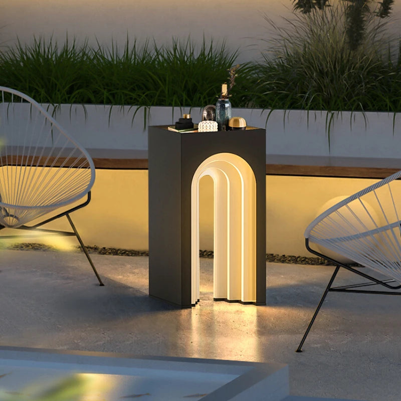 Arched Solar Outdoor Table Light – BRECK + FOX