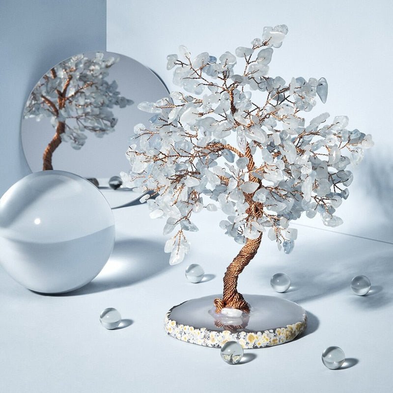 Aquamarine Stone Tree – BRECK + FOX